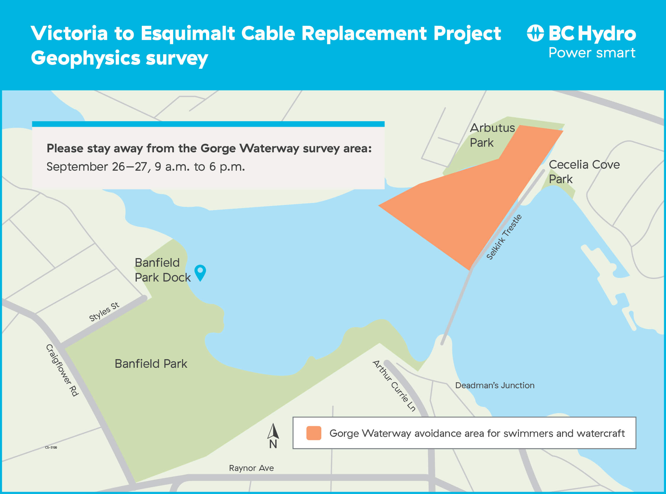 Watercraft and swimmers asked to avoid parts of Gorge Waterway this week