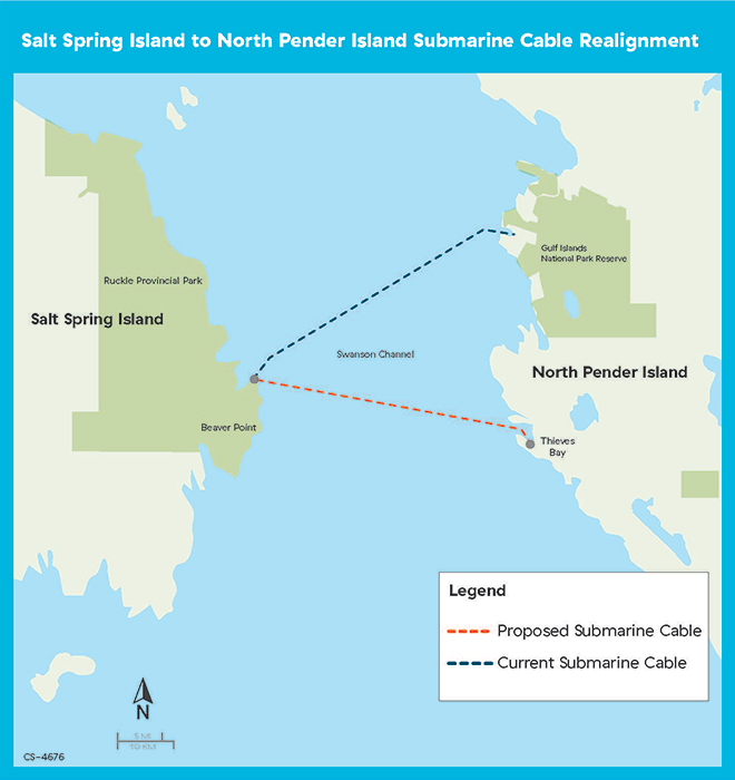 Salt Spring Island to North Pender Island Submarine Cable Realignment ...
